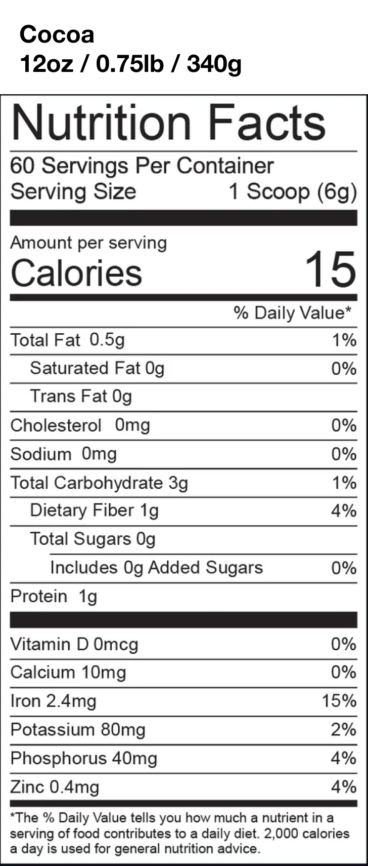 Cocoa Powder – Blueprint Bryan Johnson