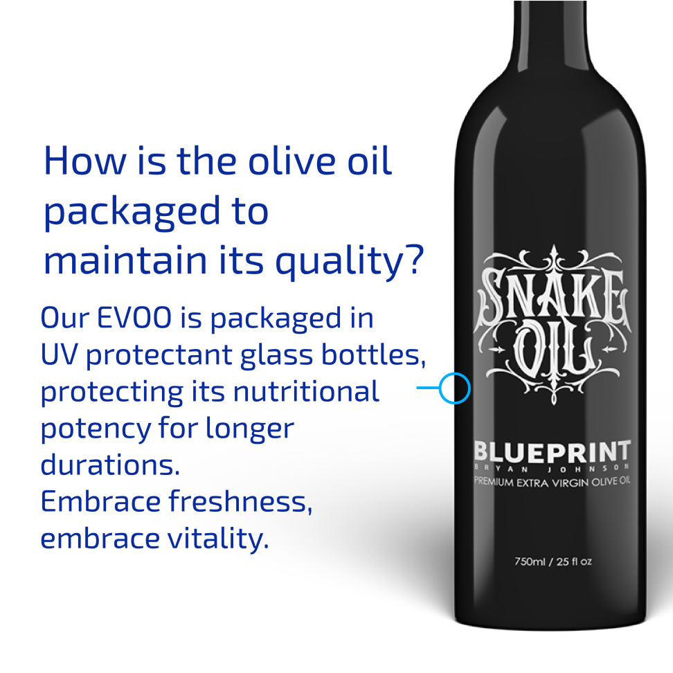 Extra Virgin Olive Oil – Blueprint Bryan Johnson